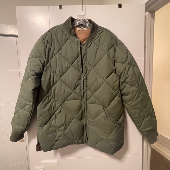 Madewell | Jackets & Coats | Madewell Puffy Bomber Jacket | Poshmark